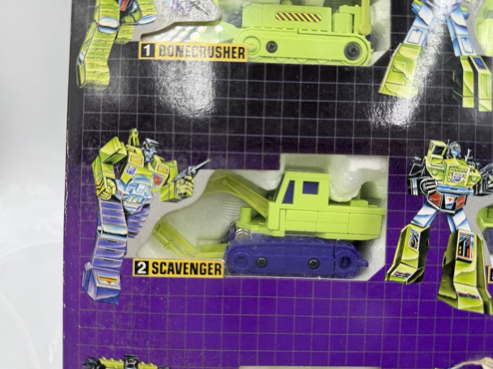 1985 Vintage G1 Transformers Devastator Gift Set Incomplete ...