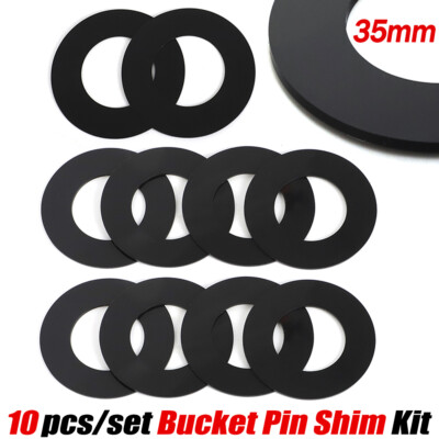 Bucket Pin Shims Kit 35mm for Excavator And Skid Steer Cat Bobcat Deere ...