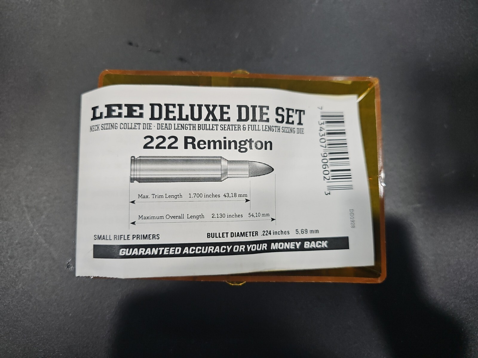 Lee Deluxe Die Set 222 Remington | eBay