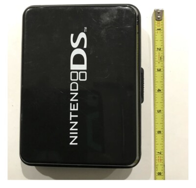 Nintendo 3DS Ds Hard Plastic Square Black Travel Carrying Case | eBay