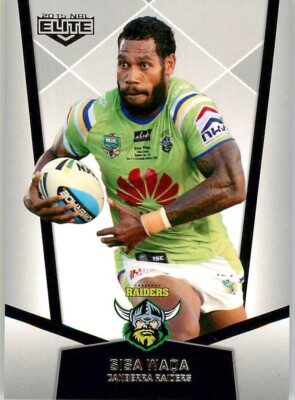 2015 CANBERRA RAIDERS NRL Card SISA WAQA Elite | eBay