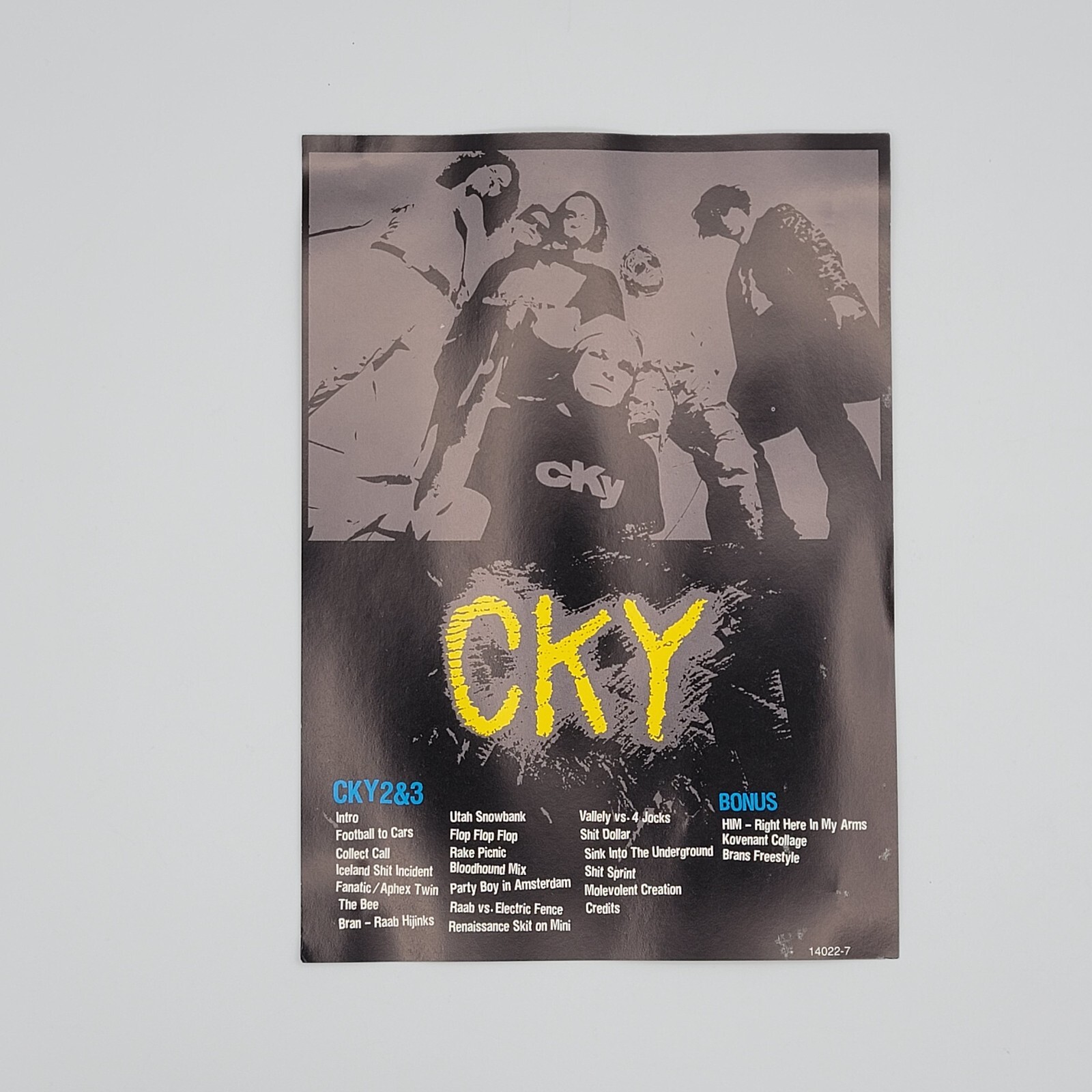 CKY - The Trilogy (DVD, 2003, 2-Disc Set, Two Disc Set) W/ Insert ...