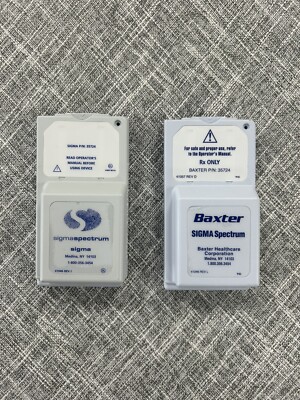 Baxter Sigma Spectrum Battery With New Battery Cell 35724 | eBay
