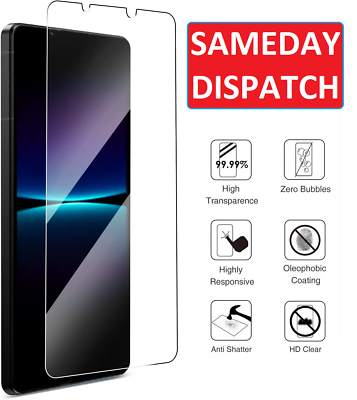 For Sony Xperia 1 IV 5G Tempered HD Glass Screen Protector Guard | eBay