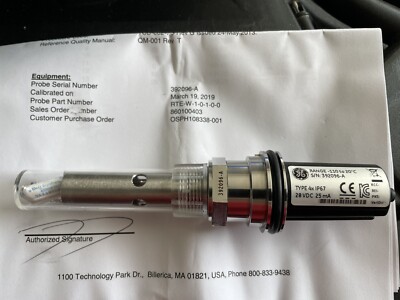 GE SENSING HYGROPRO RTE MOISTURE TRANSMITTER PROBE RTE-W-1-0-1-0-0 | eBay