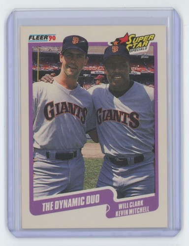 1990 Fleer Will Clark/Kevin Mitchell . San Francisco Giants #637 | eBay