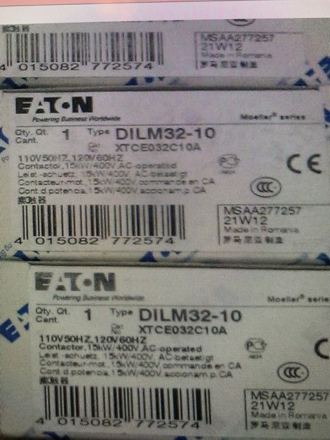 Eaton XTCE032C10A 120VAC 32A 3-Pole IEC Contactor for sale online | eBay