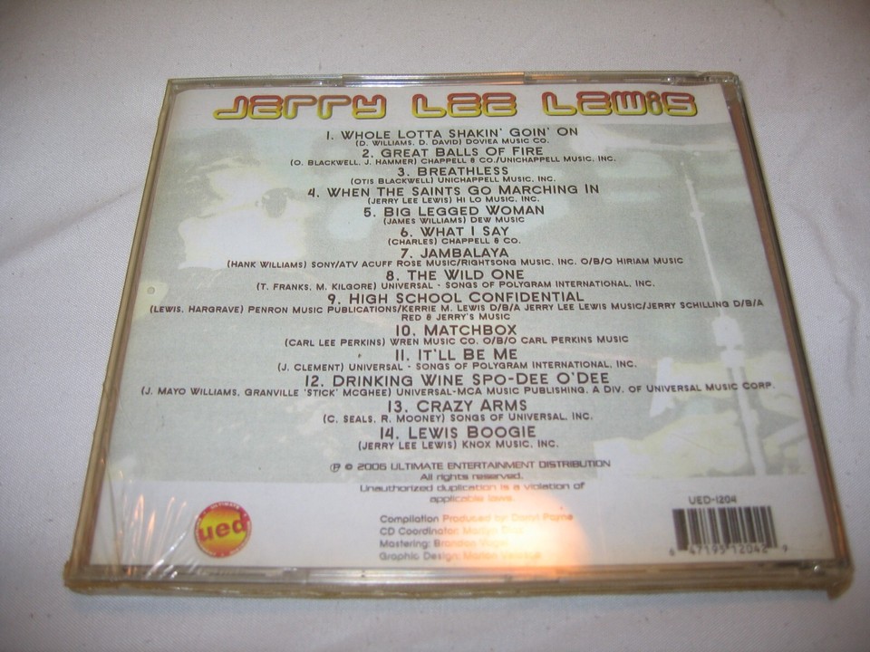 Jerry Lee Lewis 2006 Reloaded CD NEW | eBay