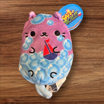 Cats Vs Pickles Fuchsia Wave Schooner Cat #510 Sailboat Bathtub | eBay