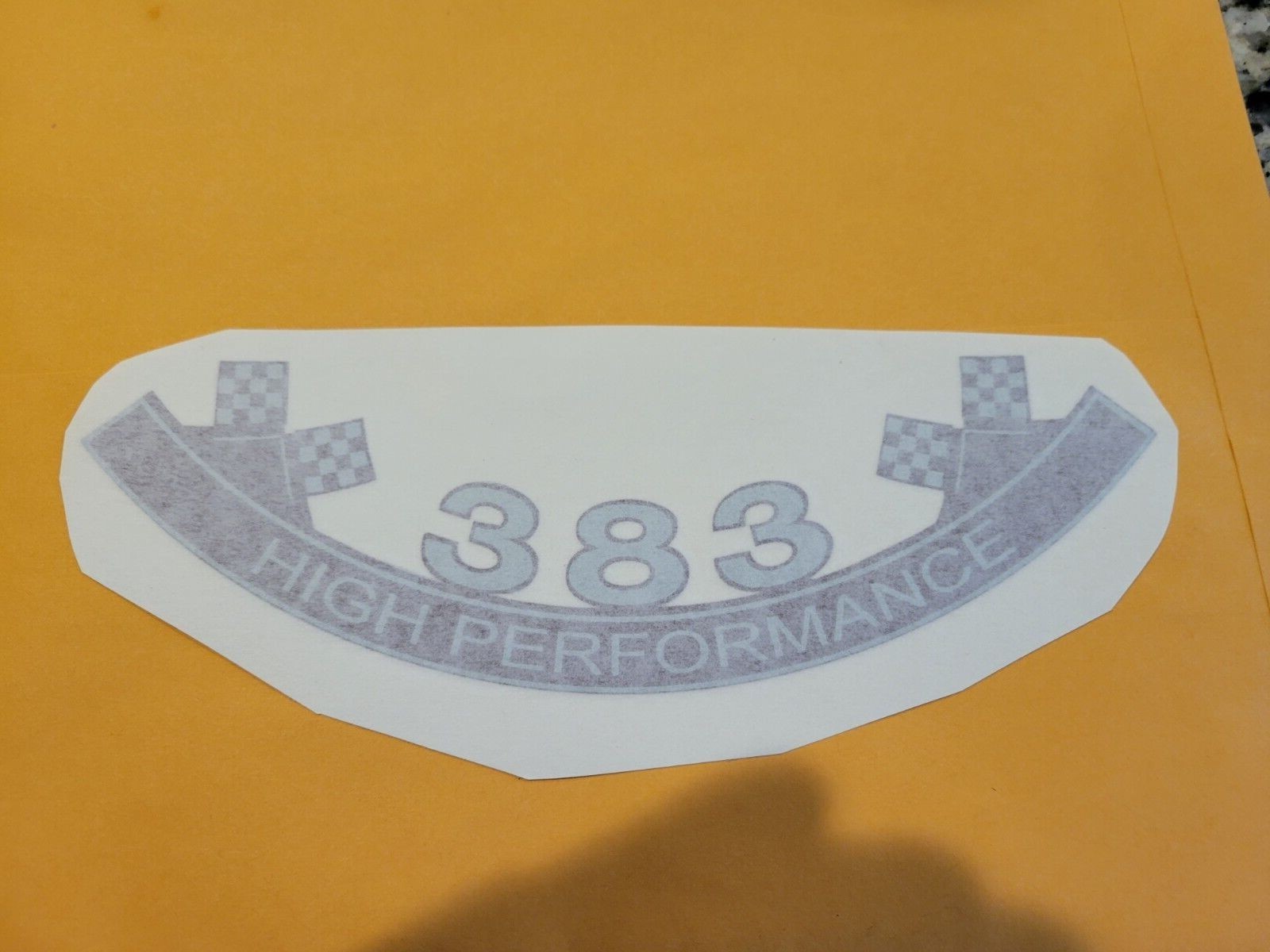 383 VINYL DECAL FOR 14 INCH AIR CLEANER LID/CHEVROLET | eBay