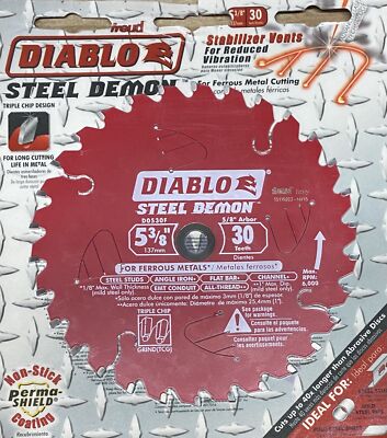 Freud Diablo D0530F Circular Saw Blade 5-3/8" x 30T Carbide | eBay