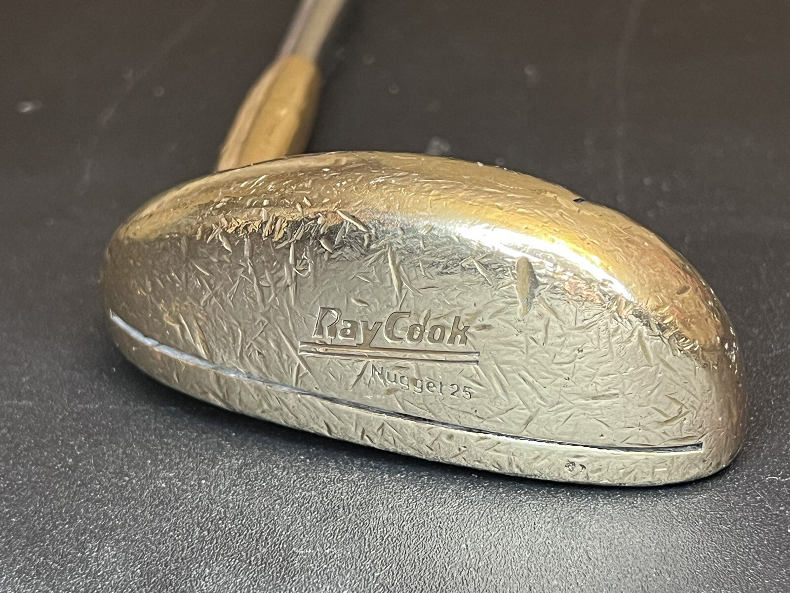 Vintage Ray Cook Nugget 25 Solid Brass putter, steel shaft | eBay
