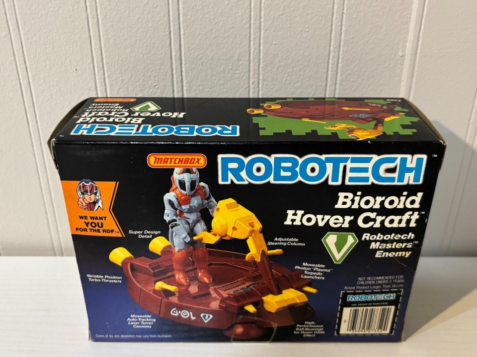 Vintage 1985 Matchbox Robotech Bioroid Hover Craft MIB New W/ Original ...