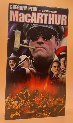 MacArthur VHS 1977, 1999 Release Gregory Peck **Buy 2 Get 1 Free** | eBay