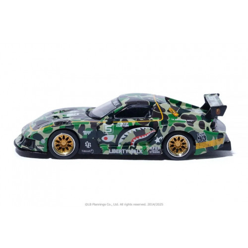 MINI GT BAPE LBWK Mazda RX-7 LB Super Silhouette Tokyo Auto Salon 2025 ...