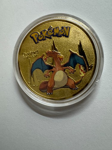 Charizard Gold Metal Coin - MINT/NEW - Pokemon Collectors Gift 1oz. 1. ...