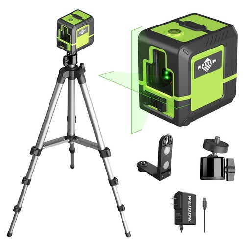 Laser Level with 1M Tripod,can be standby for 10 hours,Green Cross Line ...