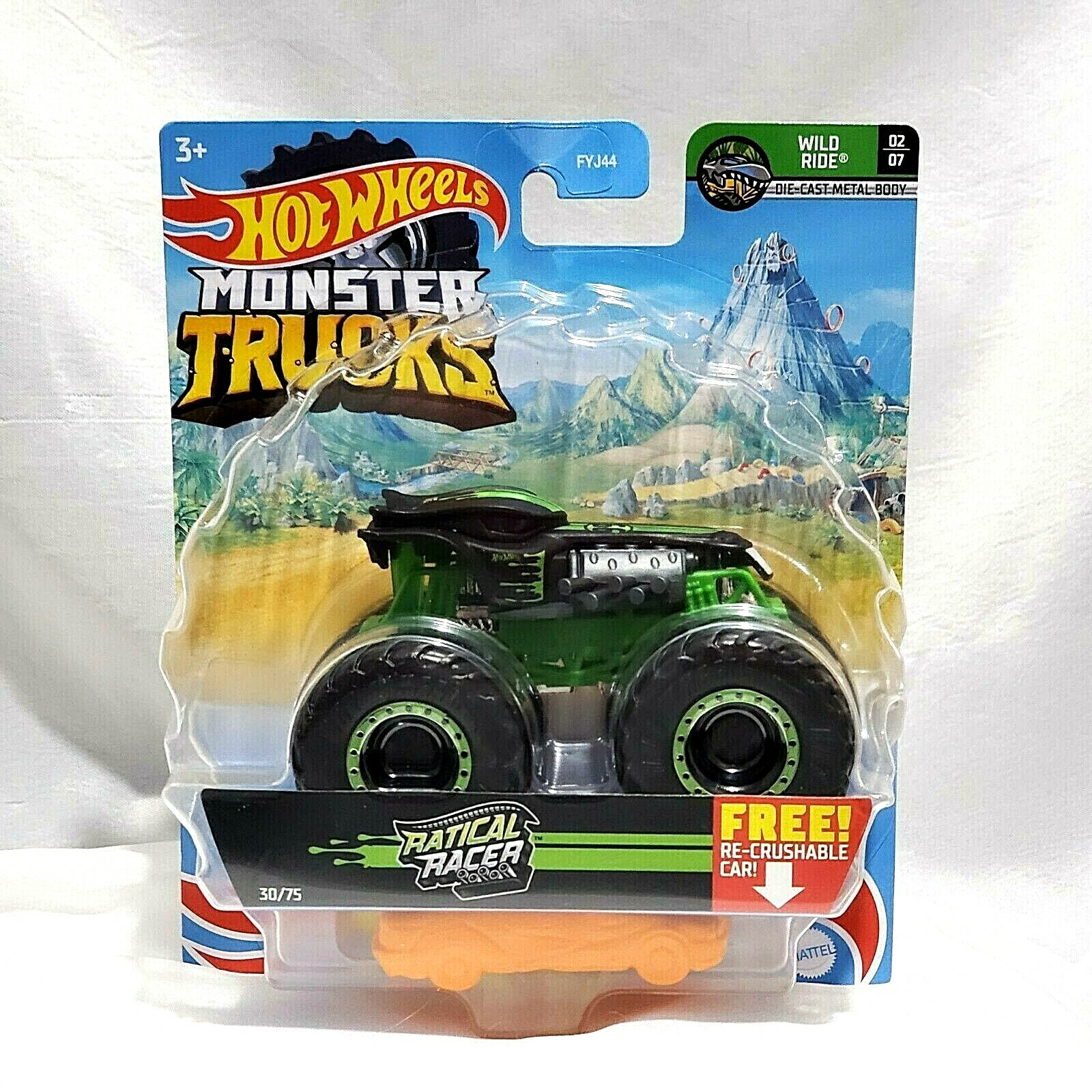 NEW 2021 HOT WHEELS MONSTER TRUCKS RATICAL RACER 1:64 MONSTER JAM | eBay