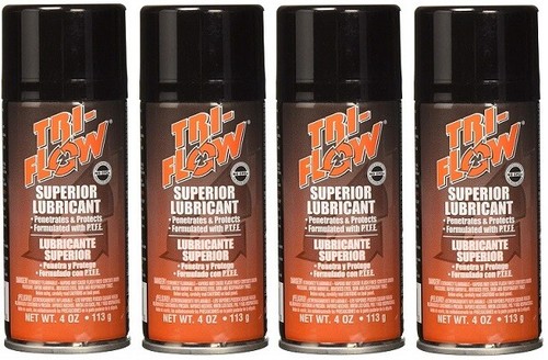 4 ea Tri-Flow TriFlow 20009TF 4 Oz Penetrating Oil Lubricant Spray w ...