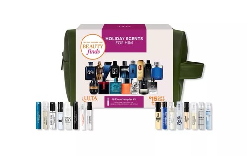 2024 Men’s ULTA Cologne holiday Scents For Him 16 Pc Sampler Kit | eBay
