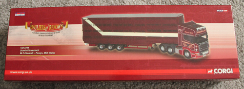 Corgi CC 13724 Live Stock 1:50 M E Edwards Powys Scania R | eBay.de