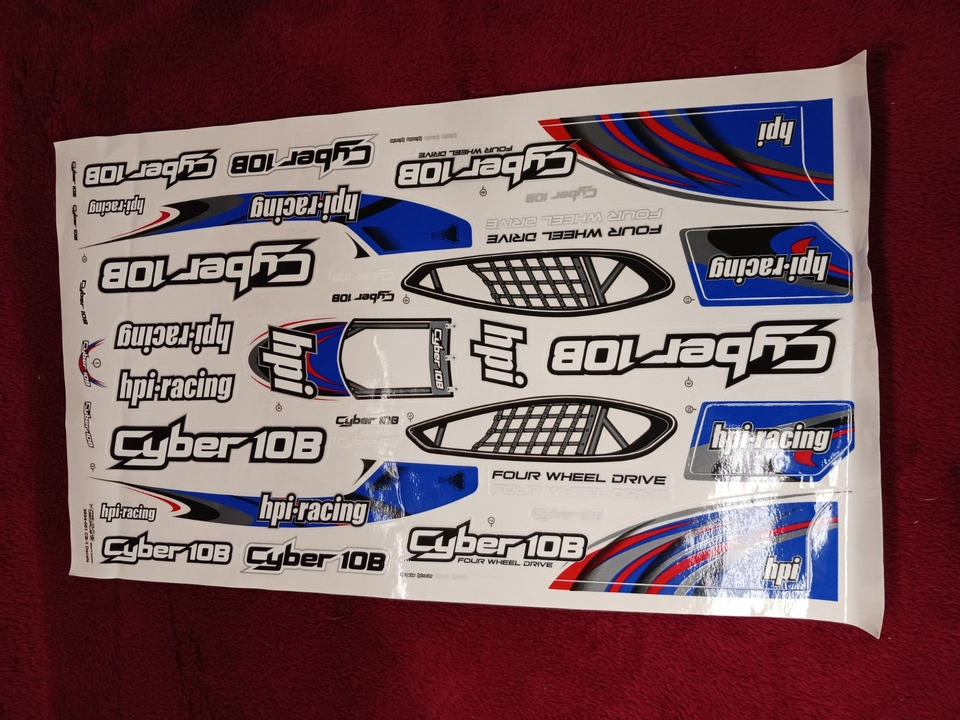 DISCONTINUED HPI-RACING CB1 BUGGY BODY WITH DECALS #8087 | eBay