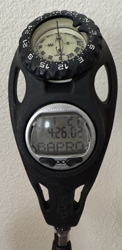 Scubapro 3 Gauge Dive Console with Aladin Sport Matrix Computer, SPG ...