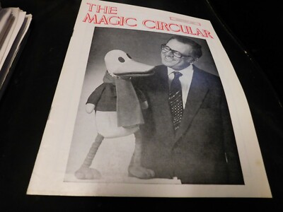 The Magic Circular Magazine of Magicians, Tricks & News 1981 January | eBay
