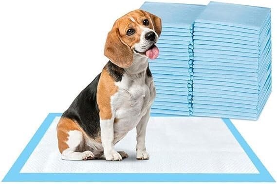 Pet Pads for Dogs 18"x24" Unscented Blue Ultra-Absorbent Underpads - 50 ...