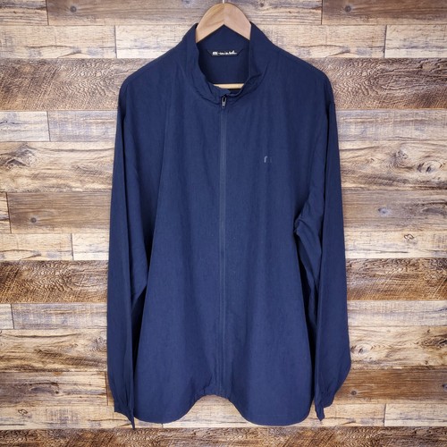 Travis Mathew Lightweight Golf Jacket Navy Full Zip Up Mens - Size XXL ...