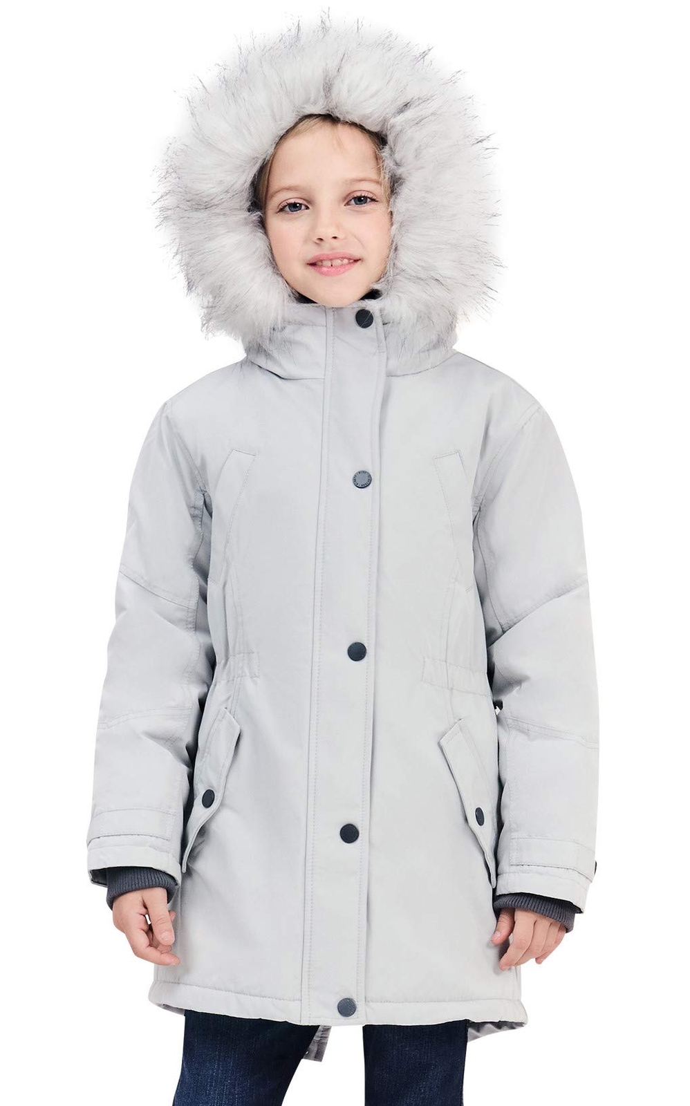 Solocote SOLOCOTE Girls Winter Coats Heavyweight Medium Length Warm ...