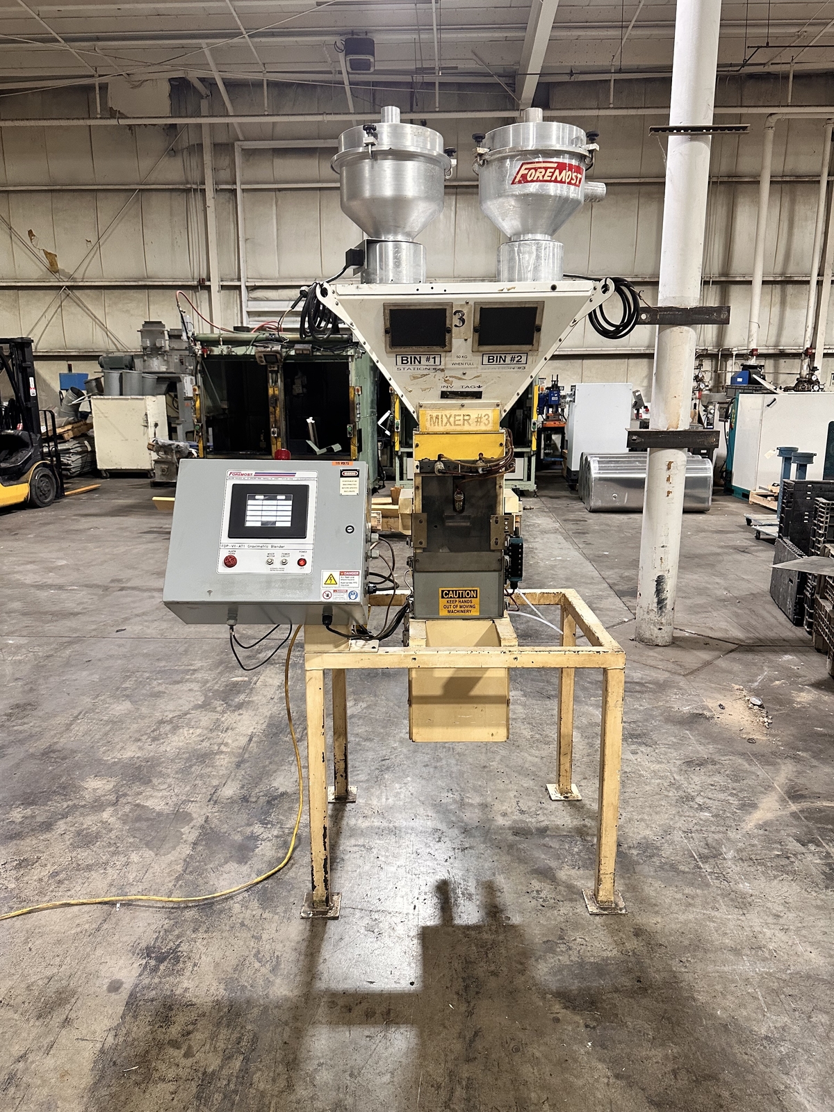 Foremost Machine Builders Gravimetric Blender Batch Weigh System Conair ...