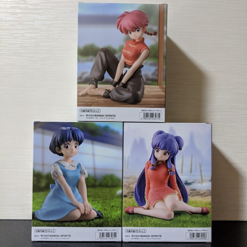 Ranma 1/2 Relax time Ranma Akane Tendo Shampoo Figure Set BANPRESTO New ...