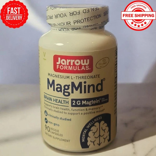 Jarrow Formulas Magnesium L-Threonate, Magmind Magtein Brain ...
