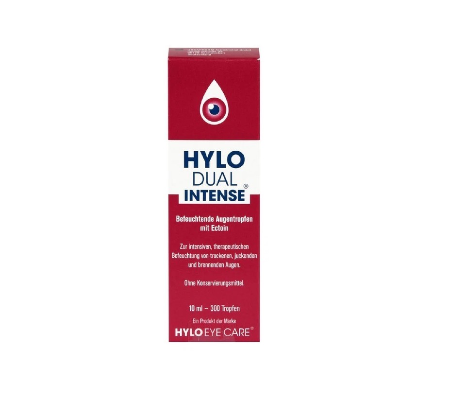 5 X HYLO DUAL INTENSE Lubricant Eye Drops with Ectoin Ursapharm | eBay