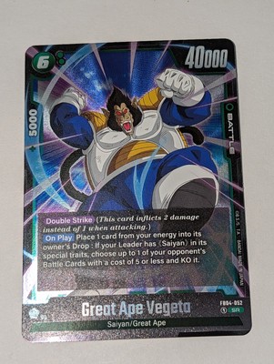 Dragon Ball Fusion World Ultra Limit Super Rare SR ENG FB04-052 Great ...