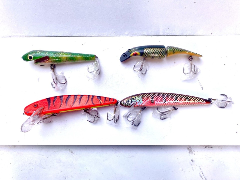 Vintage Musky Pike Lure Lot – Believer, Grandma, Headbanger, Hand ...