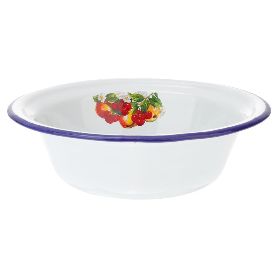 Dishpan Basin Enamel Bowl Large Pans for Cooking Enamelware Dishes ...