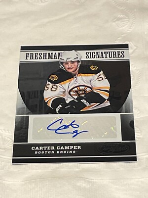 CARTER CAMPER 2012-13 Panini Certified Freshman Signatures Rookie #161 ...