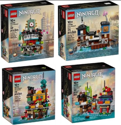 LEGO Ninjago Micro City, Docks , City Garden , and City Markets GWP-IN ...