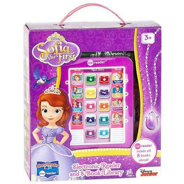 Disney Junior Sofia The First Electronic Me Reader Pad & 8 Books Story ...