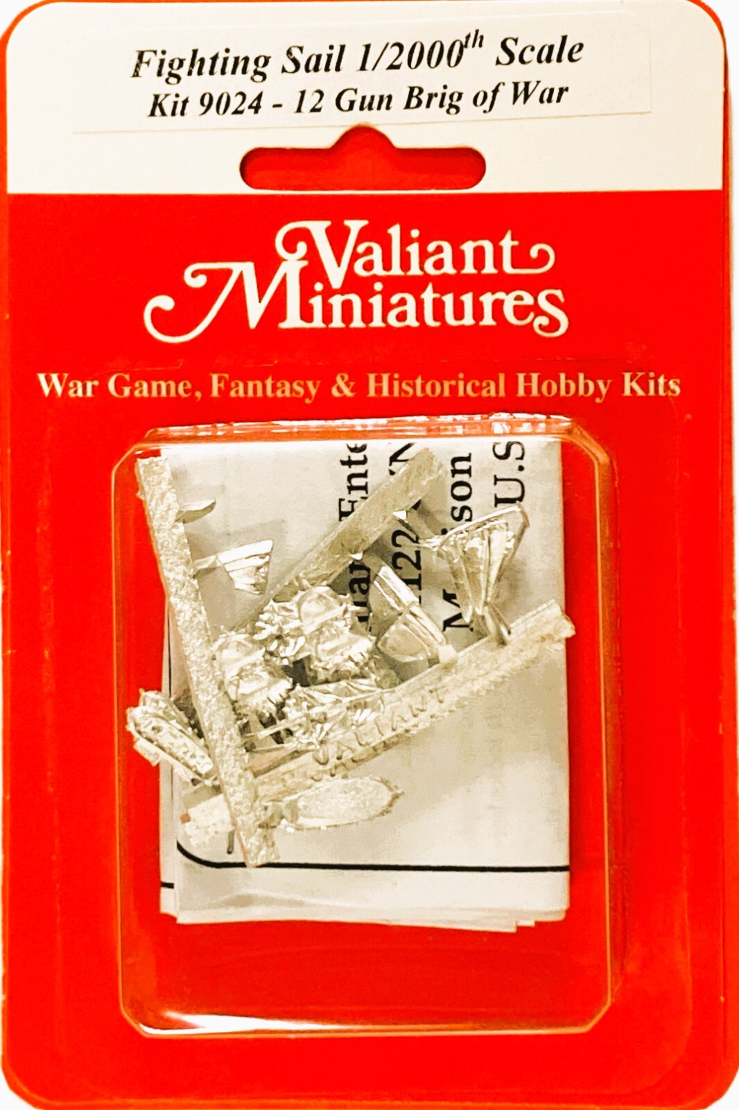 Fighting Sail Kit# 9024 - 12 Gun Brig of War (4 each) 1:2000 scale ...