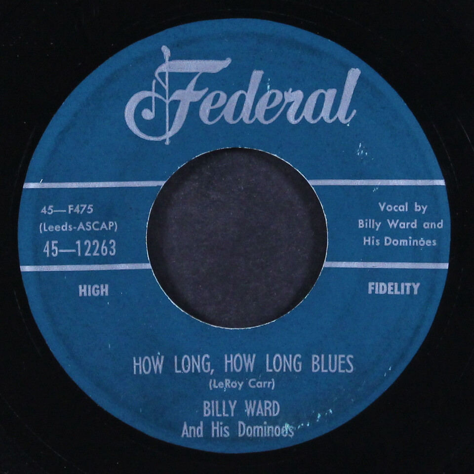 BILLY WARD & DOMINOES: bobby sox baby / how long, how long blues ...