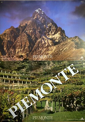 Piedmont - Poster Plastic Coated Original Advertising - '80 | eBay ...