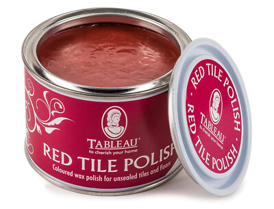 Tableau Red Tile Polish 250ml Coloured Wax Polish For Unsealed Tiles ...