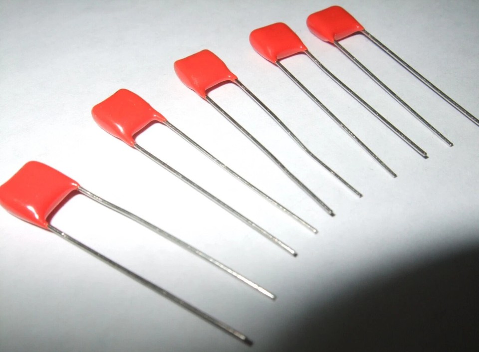 Guitar 5 x Small Capacitors for Tone Pot 0.047uf 100V Stratocaster ...