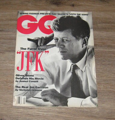 GQ 1992 magazine John F Kennedy JFK Anthony Pellicano NICOLE BEACH ...