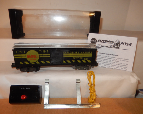 American Flyer Rare 25057 TNT Exploding Box Car 1960 Only Close To New ...