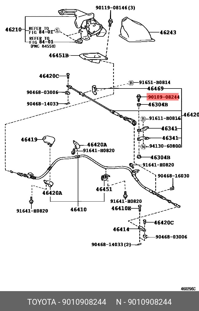 Genuine OE bolt, 9010908244 for TOYOTA 90109-08244 | eBay