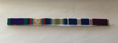 GSM Northern Ireland, Gulf, Falklands, Nato KFOR, LSGC Ribbon Bar, Sew ...